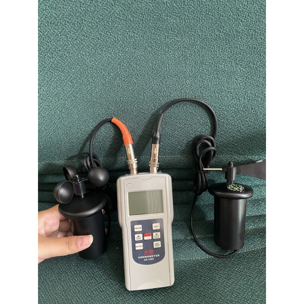 Jual Digital Anemometer Wind Speed Meter Three Cup Model AA-136C ...