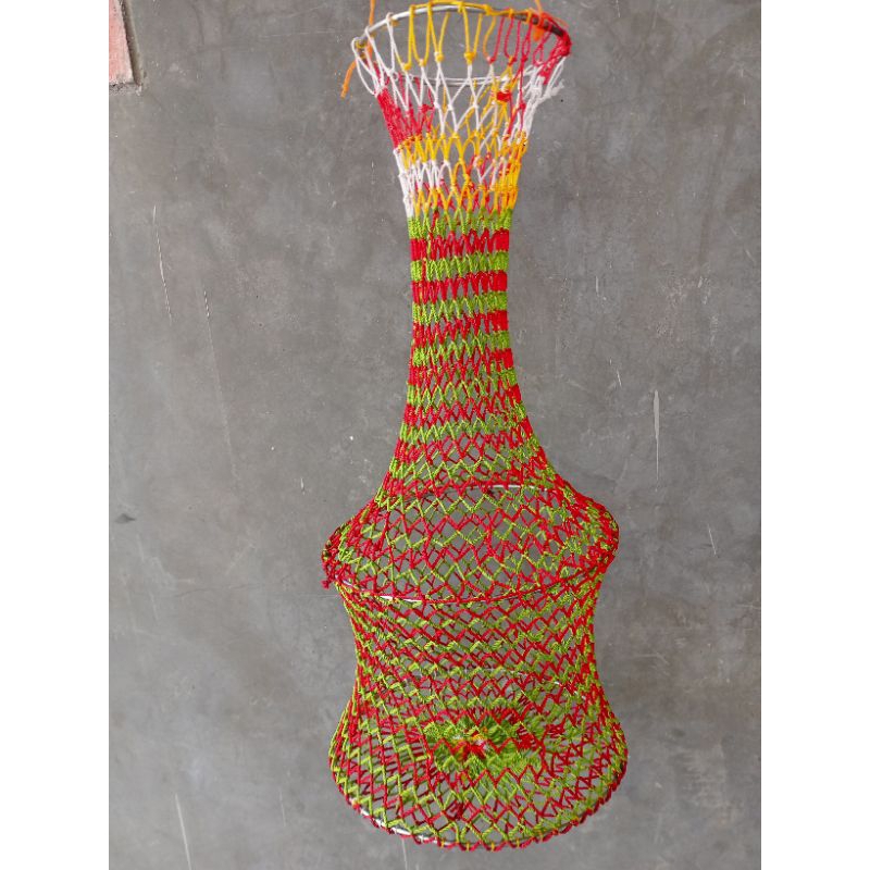 Jual KERAMBA IKAN RAJUTAN / Kepis Wadah Ikan / Korang Mancing Bahan ...