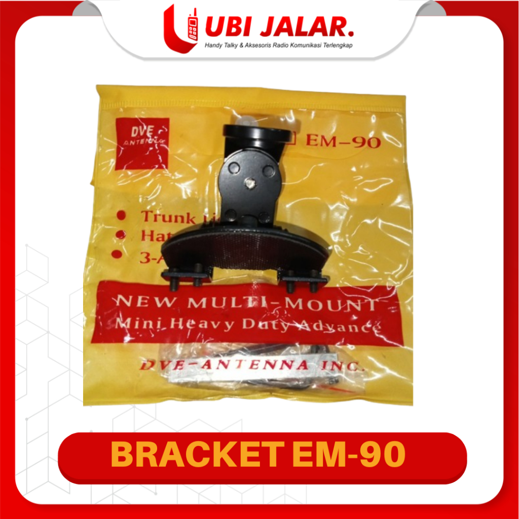Jual Bracket EM-90 Breket Antenna Bagasi Kap Mobil Ht Rig | Shopee ...