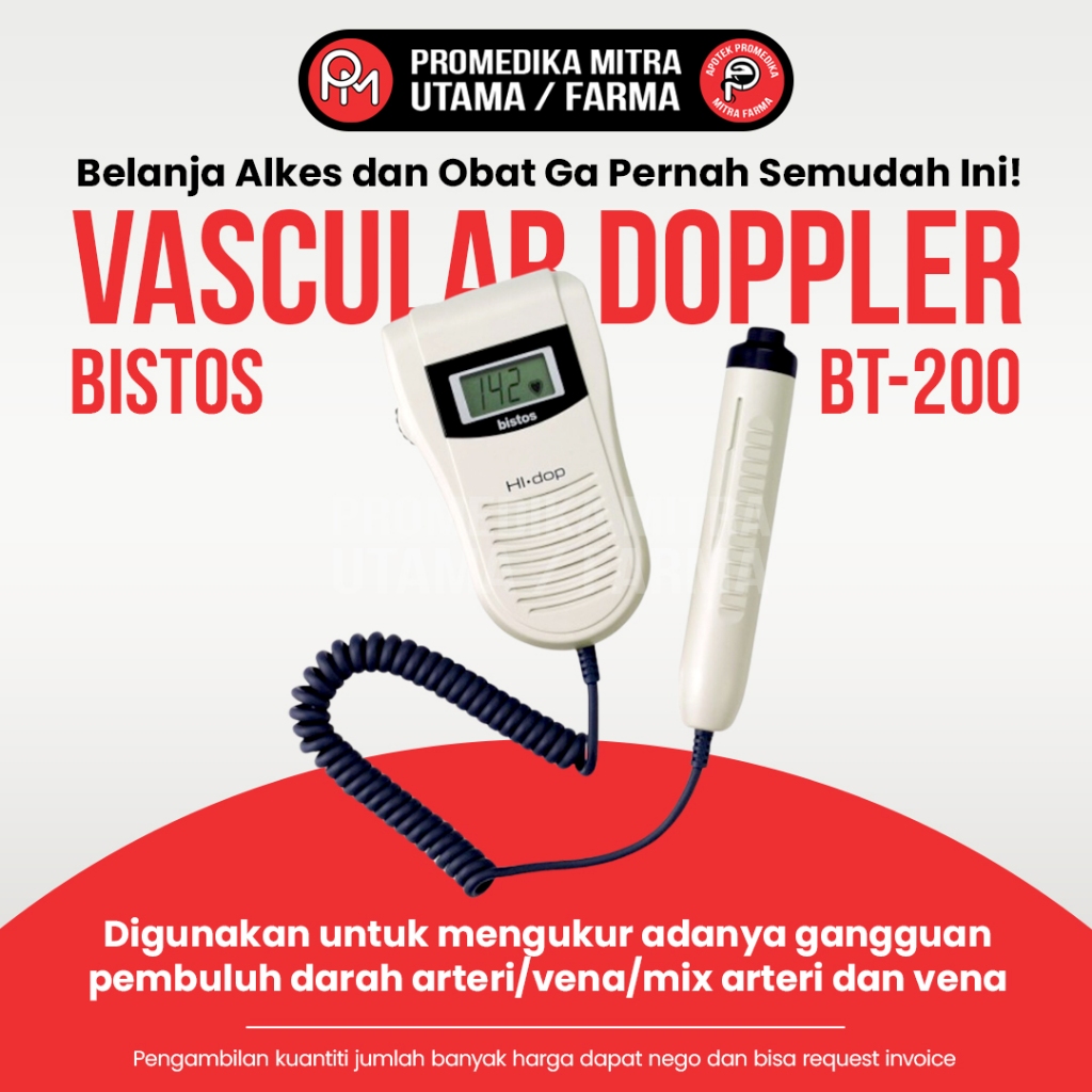 Jual Hi-dop BT-200 V Doppler Dopler Vascular Vescular Pembuluh Darah ...