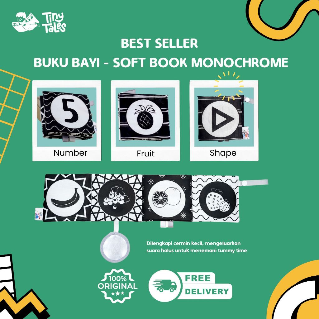 Jual Newborn Book - Buku Anak Bayi Baru Lahir - Board Book Soft Book ...