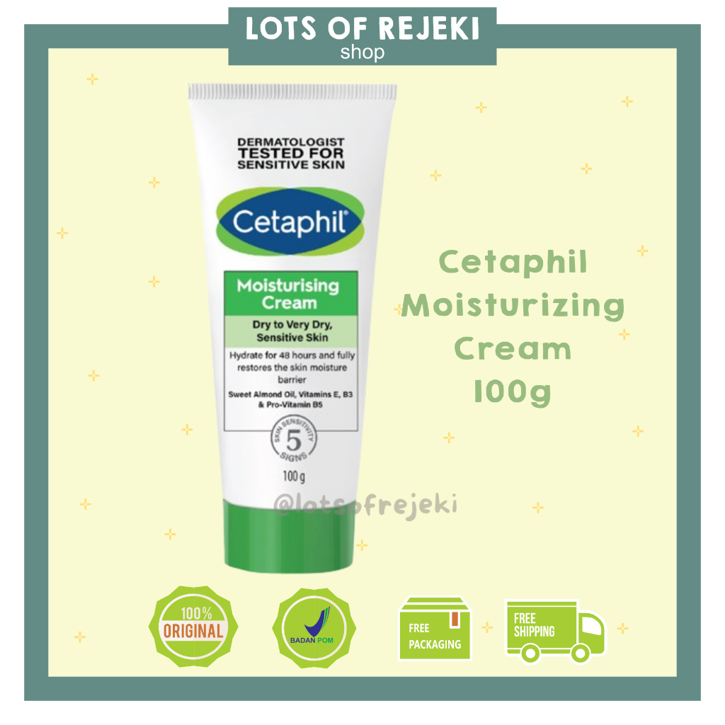 Jual Cetaphil Moisturizing Cream 100g | Shopee Indonesia