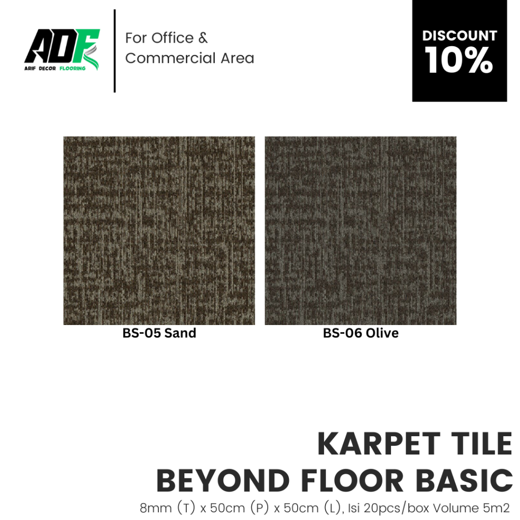 Jual Karpet TILE BEYOND FLOOR BASIC 50x50cm Isi 20pcs/box Kantor ...