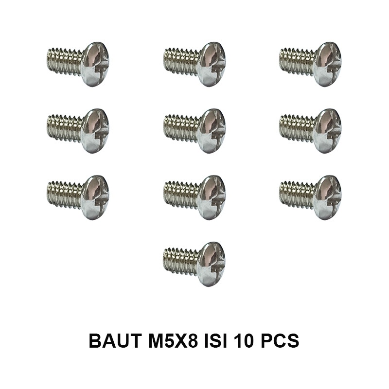 Jual EELIC BAT Baut M5 Isi 10PCS Untuk Pengunci Mesin Dan Lain-Lain ...
