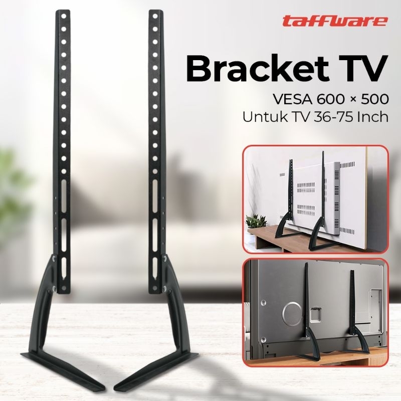 Jual Bracket TV Monitor Led Stand Kaki 36-75 Inch braket TV Standing ...