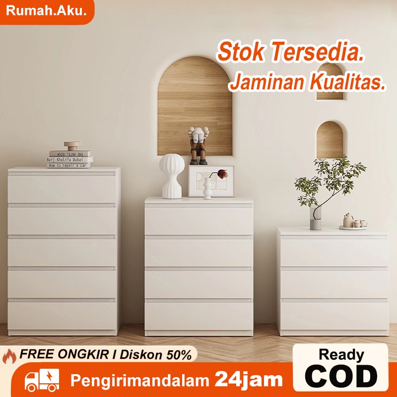 Jual Lemari Laci Kayu Chest Drawer Minimalis Lemari Penyimpanan Lemari ...