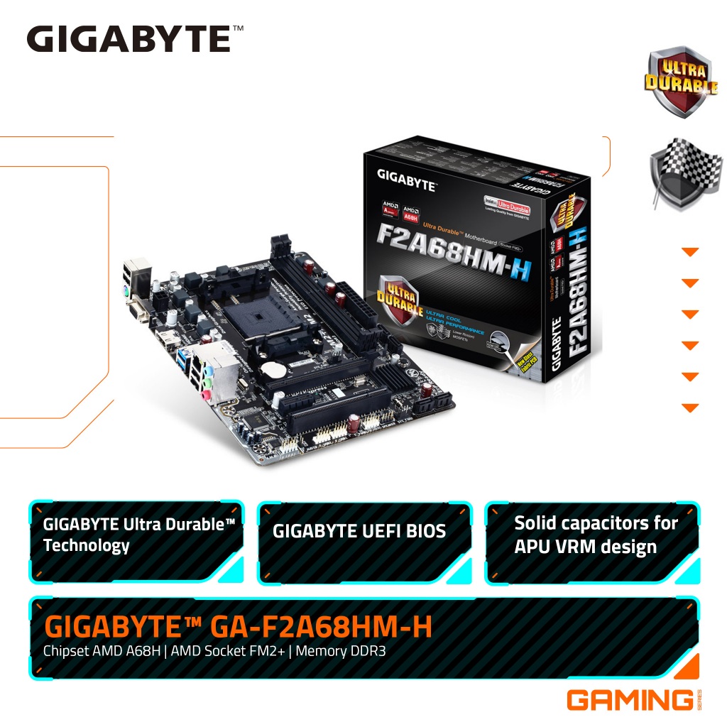 Jual Gigabyte GA-F2A68HM-H | Shopee Indonesia