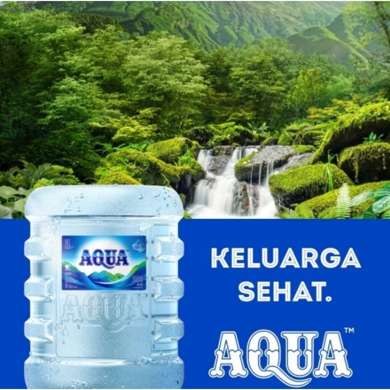Jual Galon Aqua 19 Liter Segel Original | Shopee Indonesia
