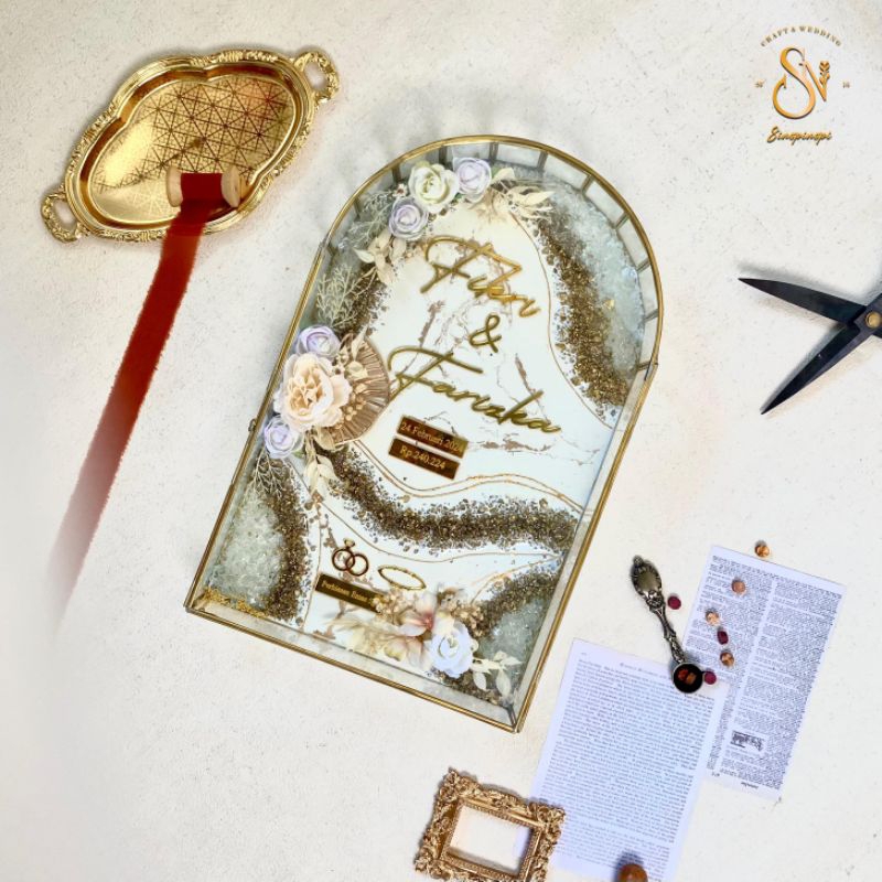 Jual MAHAR RUBY | BINGKAI TERARIUM RESIN | LAMARAN NIKAH ENGAGEMENT ...