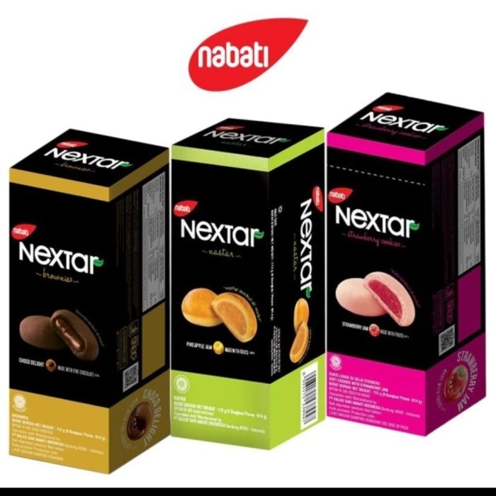 Jual nextar nastar / brownies / blueberry /strawberry / nextar star isi ...