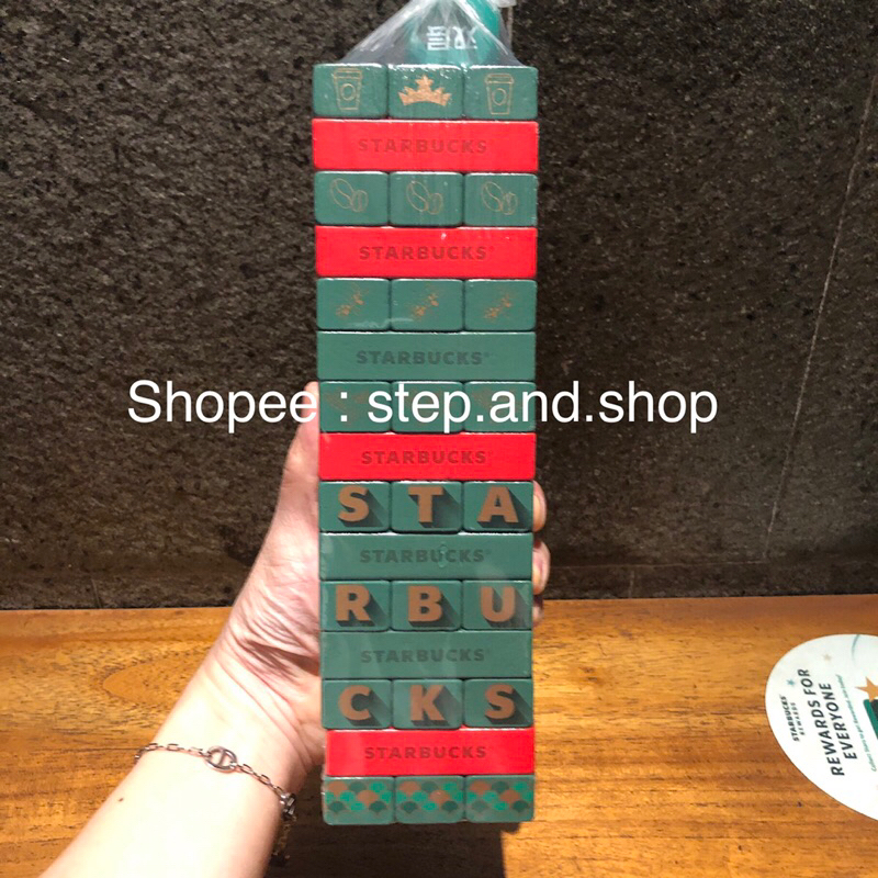 Jual Starbucks Games Uno Stacking Block - Red and Green Colour ...