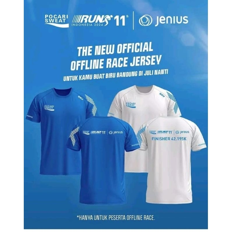 Jual Jersey Running Pocari Sweat 11 - 12 New 2024 | Shopee Indonesia