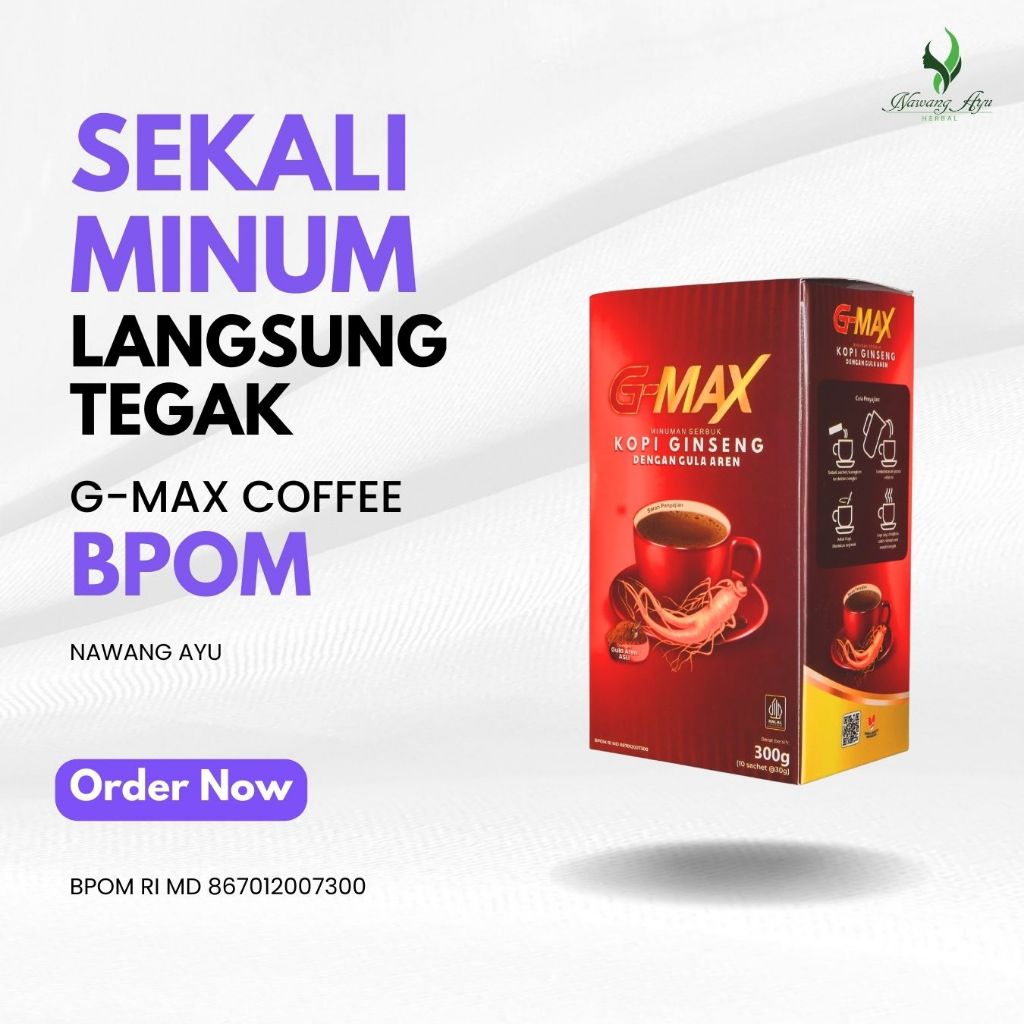 Jual KOPI GMAX Kopi Stamina Pria Dewasa Tahan Lama Original BPOM TERBAIK | Shopee Indonesia