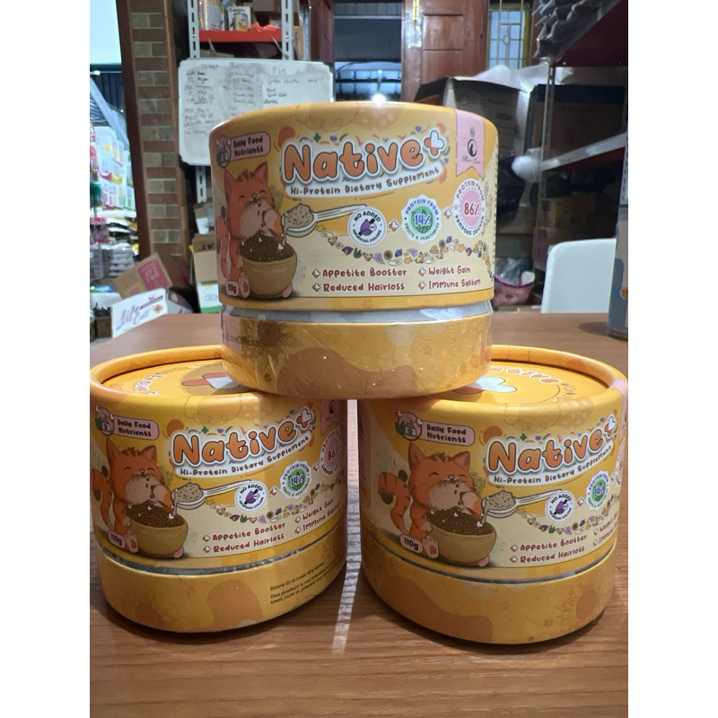 Jual NATIVE GOLD Olive Care Vitamin Kucing NATIVE+ 110gr untuk Penambah ...