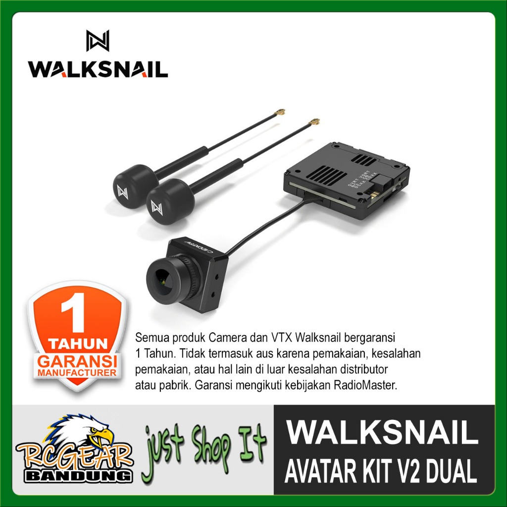 Jual CADDX Walksnail Avatar HD Kit V2 Dual Antennas Version Digital VTX ...