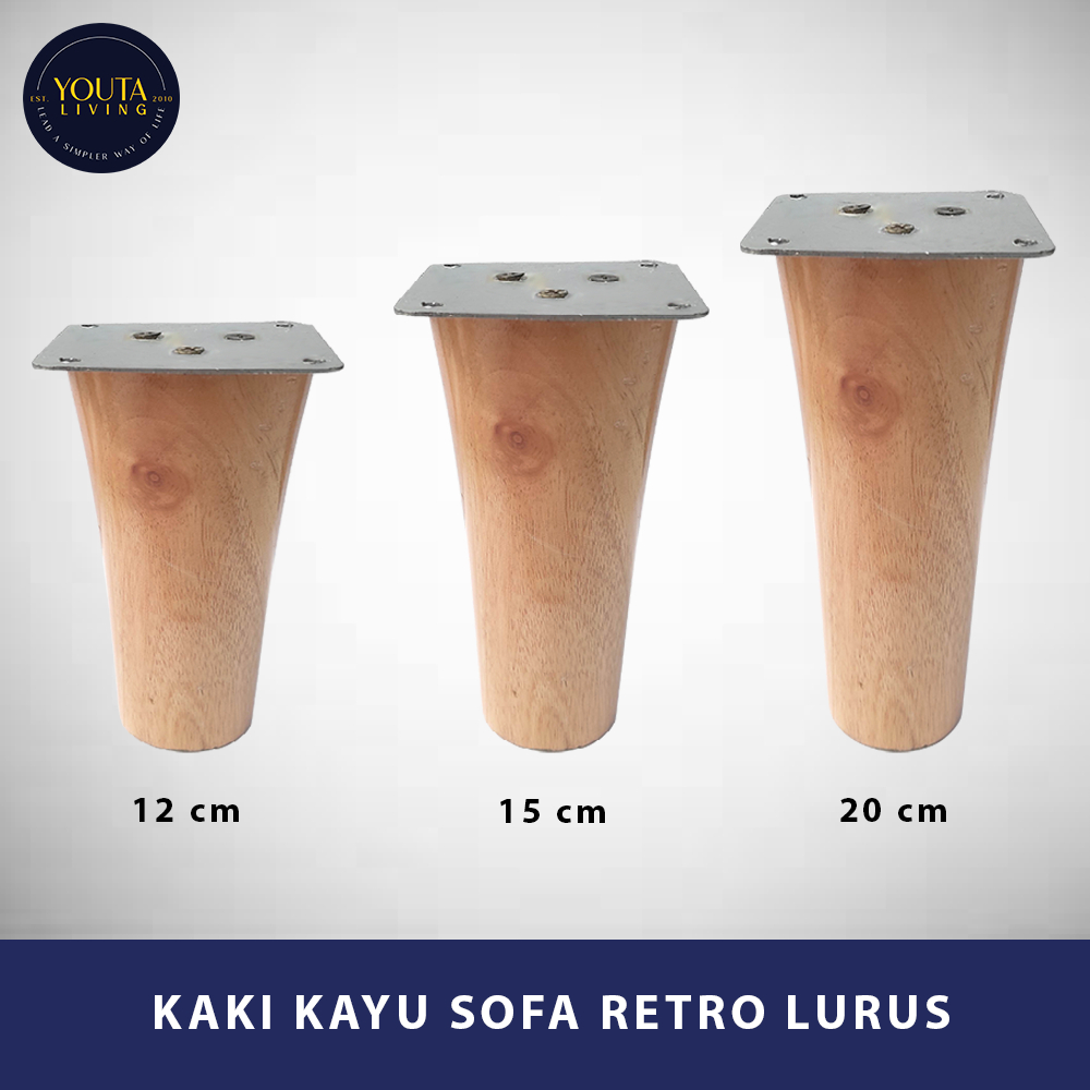 Jual Kaki kayu sofa retro lurus | Shopee Indonesia