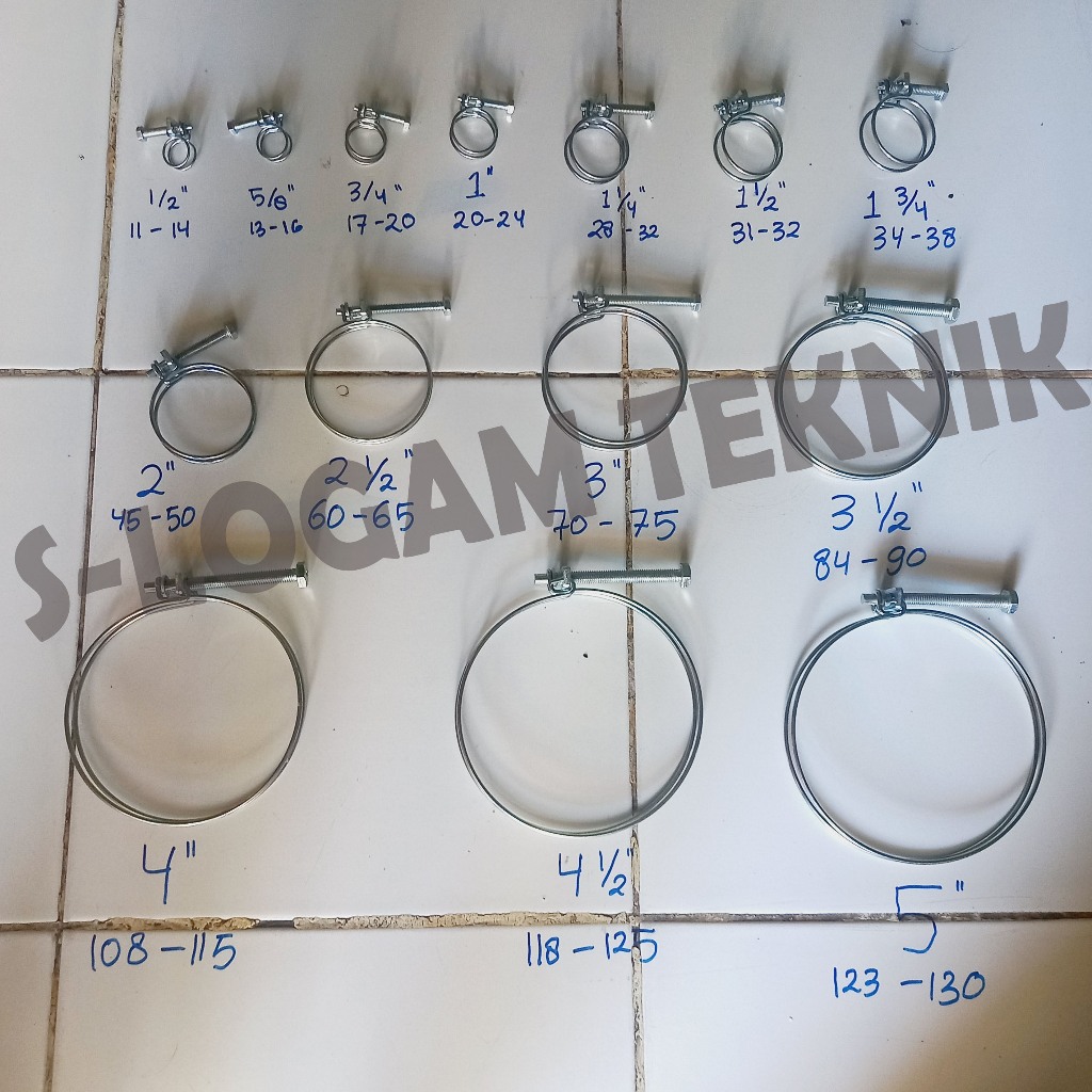 Jual Klem Selang Kawat JCK Wire Clamp WIPRO Klem Pipa Klem Selang ...