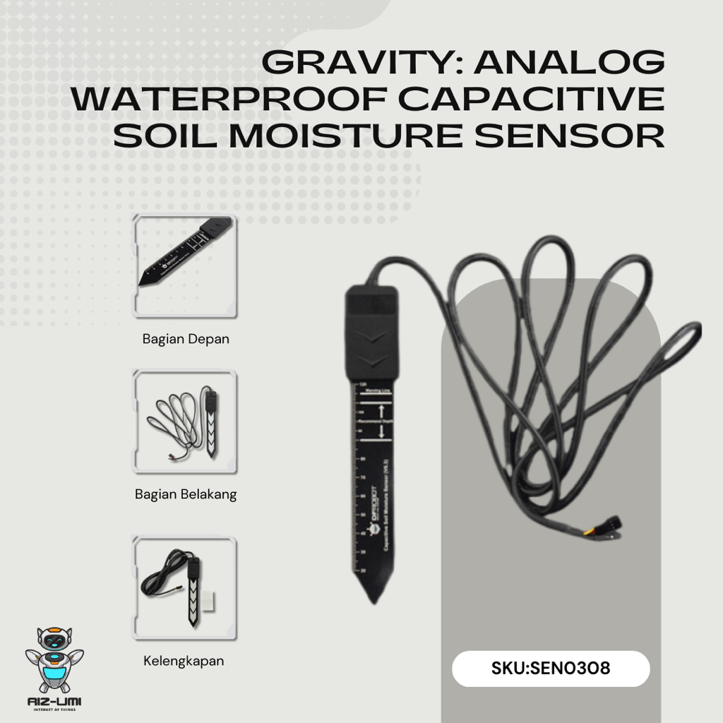 Jual Gravity: Analog Waterproof Capacitive Soil Moisture Sensor ... Jual Gravity: Analog Waterproof Capacitive Soil Moisture Sensor ...