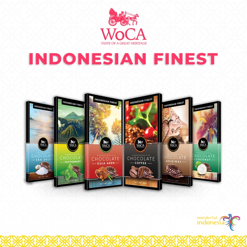 Jual WoCA Cokelat Mix Assorted Premium Chocolate Bar 6x40 gram | Shopee ...