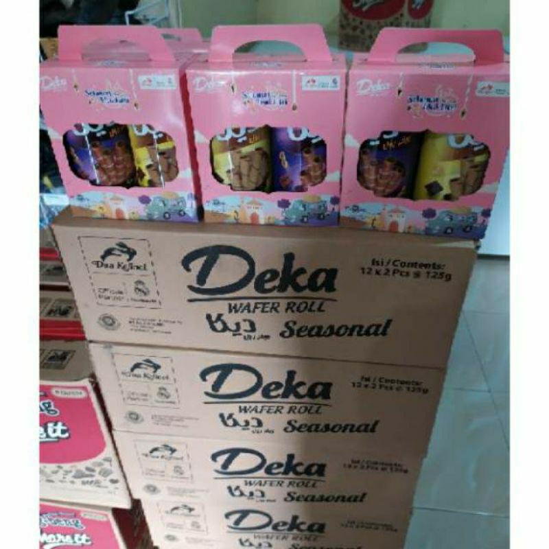 Jual Deka Wafer Roll Kaleng isi 2 ( 1 Dus isi 12 box ) Idul Fitri ...