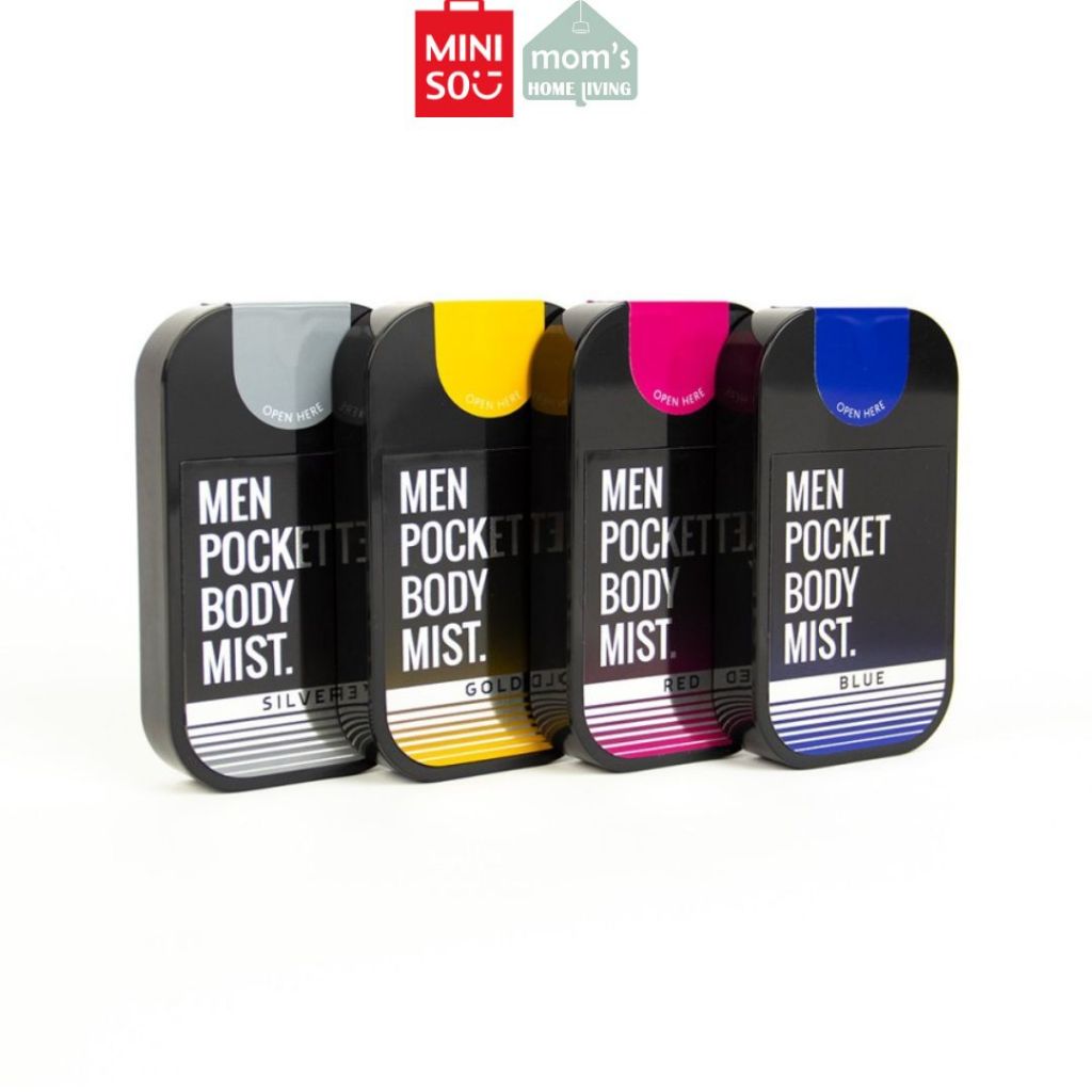 Jual MINISO Parfum Pria Body Mist / Men Pocket Body Spray / MALE SCENT ...