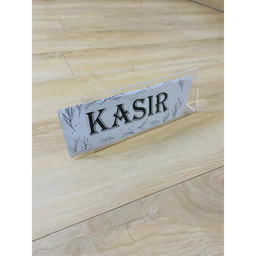 Jual Stand Akrilik Tekuk Untuk Name Desk Plate Dekorasi | Shopee Indonesia