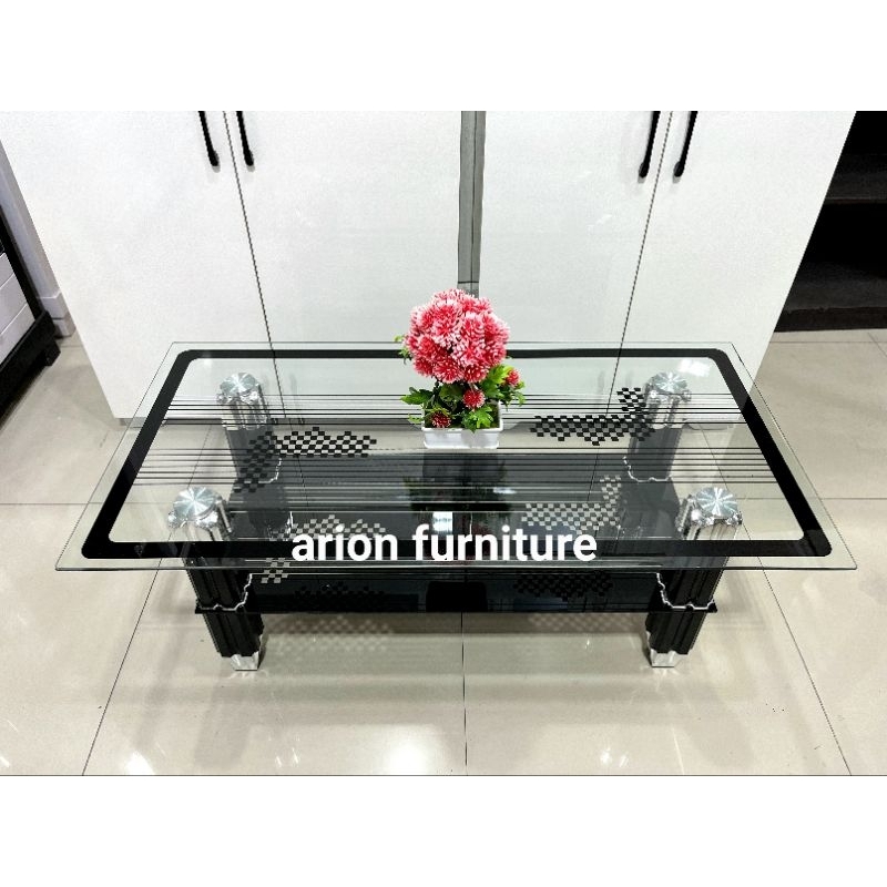 Jual Meja Tamu Kaca/Meja Tamu minimalis/meja sofa | Shopee Indonesia