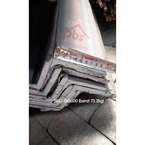 Jual [KARGO] SIKU 100x100 Tebal 8.0mm KS (Berat 73.2kg) | Shopee Indonesia