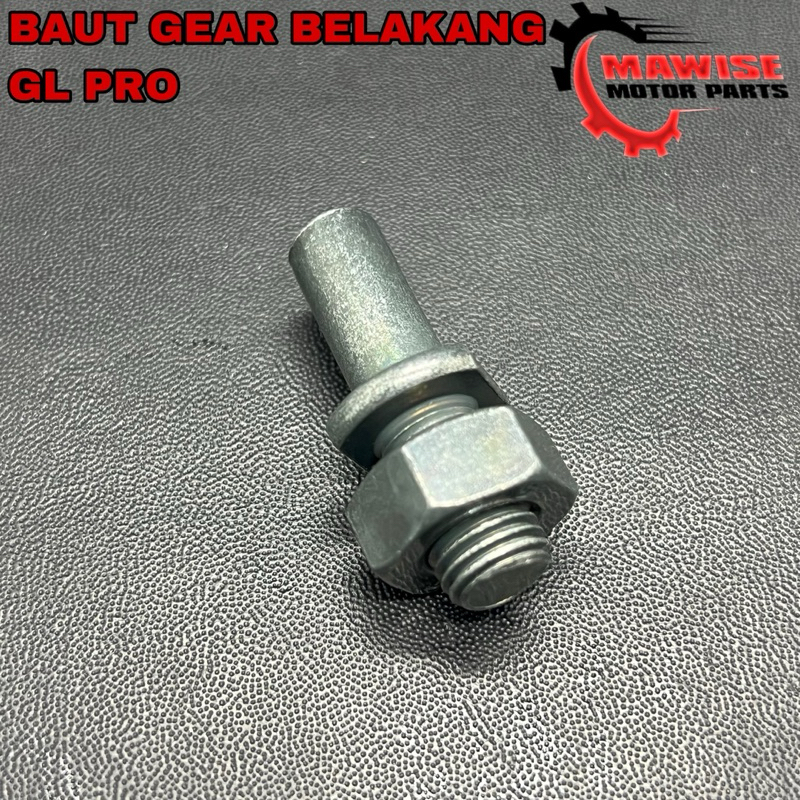 Jual BAUT GEAR BELAKANG GL PRO (HITAM) CKD - Baut Gear Belakang GL Pro ...