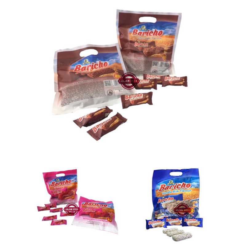 Jual pusan baricho isi 20pcs / varian chocolate flavour / strawberry ...