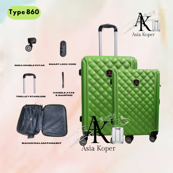 Jual KOPER TIPE 860 20 INCH KOPER TRAVEL KOPER POLO FANS | Shopee Indonesia