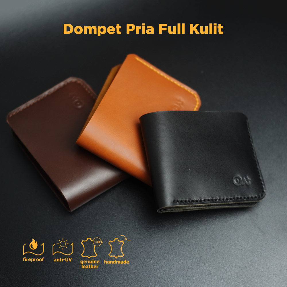 Jual Dompet Pria Kulit Asli Design Trifold by Qulitan | Shopee Indonesia