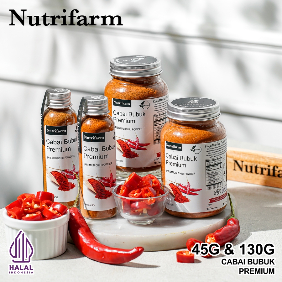 Jual Nutrifarm Cabai Bubuk Halus 45g 130g | Shopee Indonesia