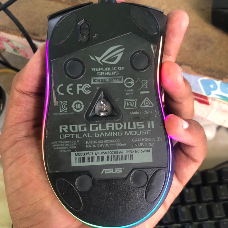 Jual MOUSE Asus ROG Gladius II Model P502 | Shopee Indonesia