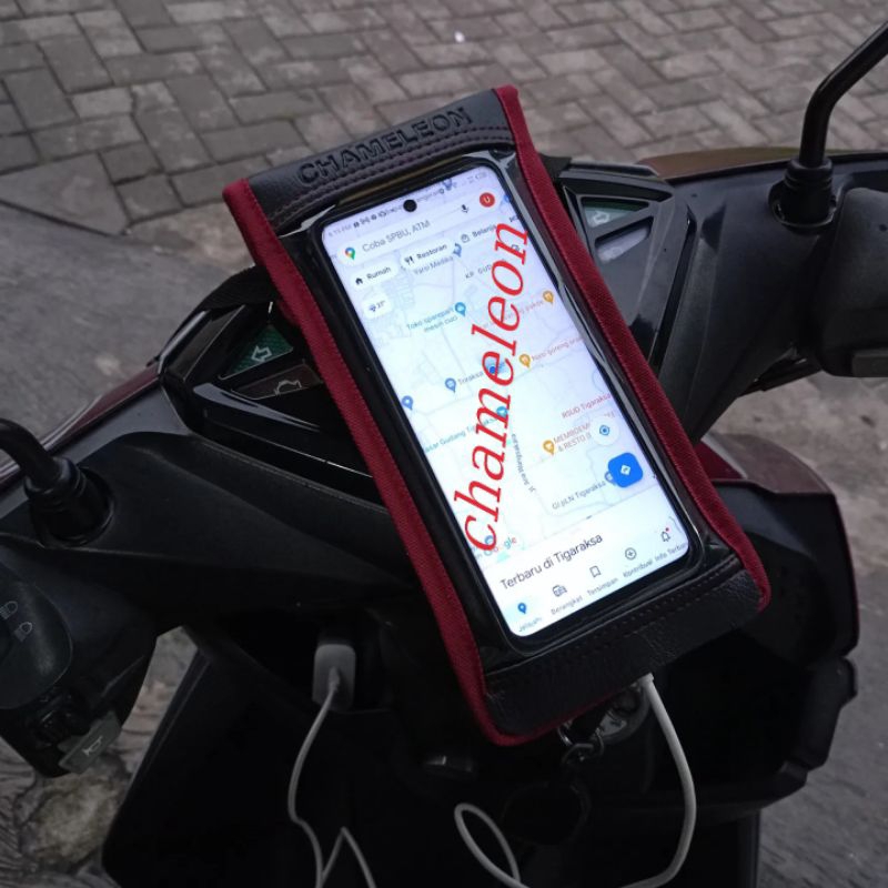 Jual Holder hp waterproof untuk motor vario scopy genio beat supra nmax mio soul xeon gt jupiter ...