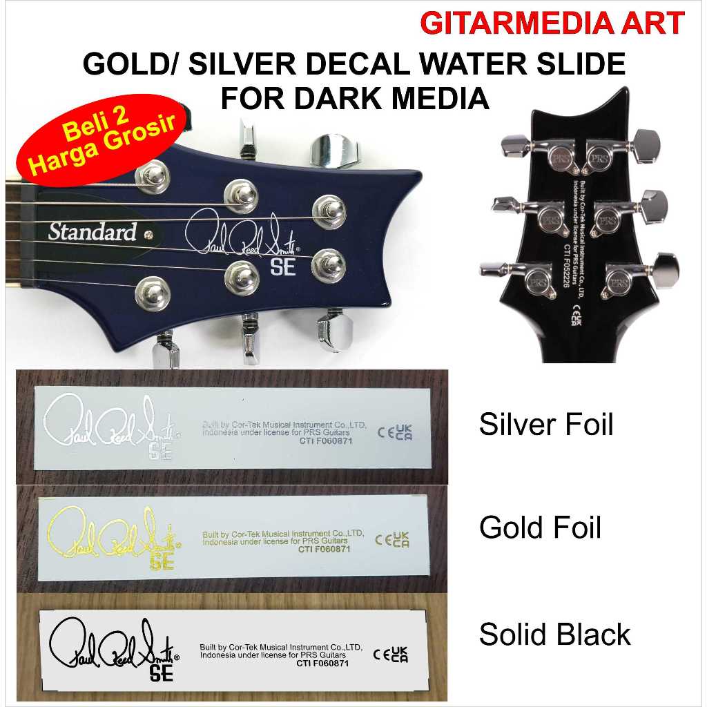 Jual logo prs special editions logo head PRS SE logo gitar PRS SE ...