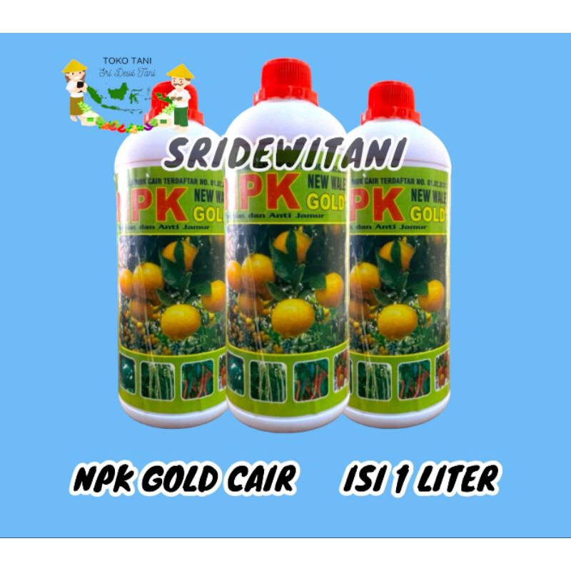 Jual PUPUK NPK GOLD CAIR 1 LITER NUCINDO | Shopee Indonesia