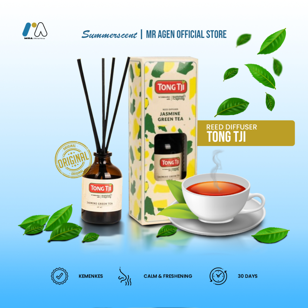 Jual Reed Diffuser Jasmine Green Tea - Summer Spring x Tong Tji ...