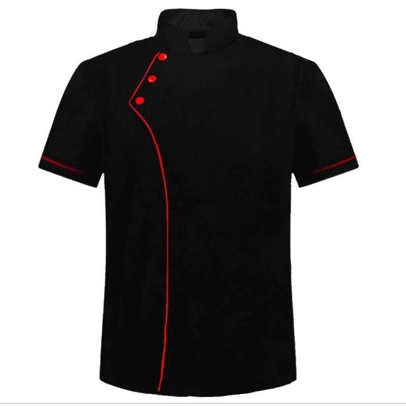 Jual Baju Koki Terbaru Chef jacket Seragam Kerja Kemeja Chef Lengan ...