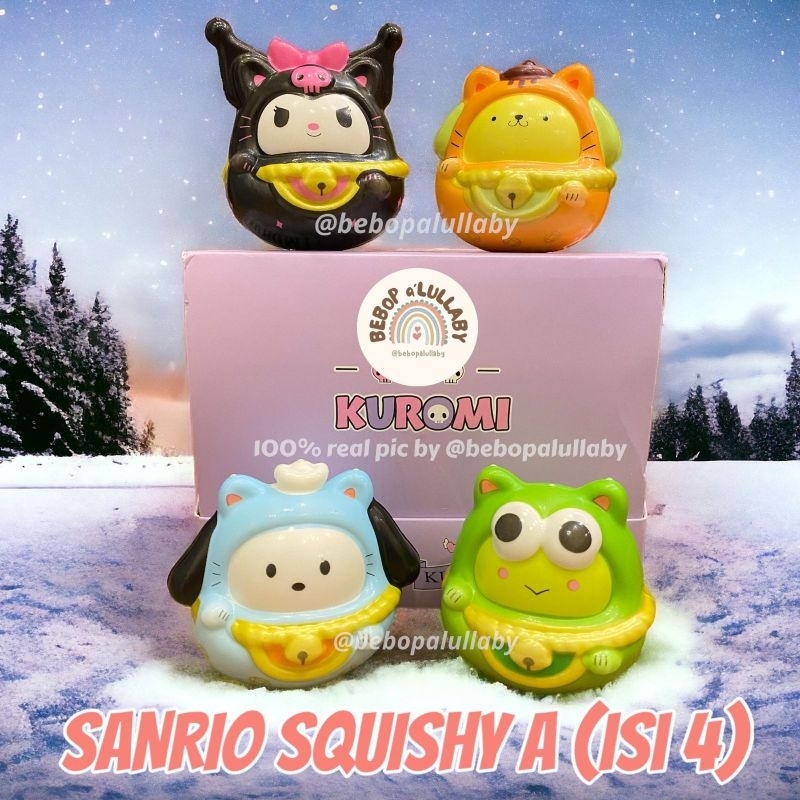 Jual [DAPET 4] SQUISHY SANRIO LABUBU TERBARU CINNAMOROLL KUROMI MY ...