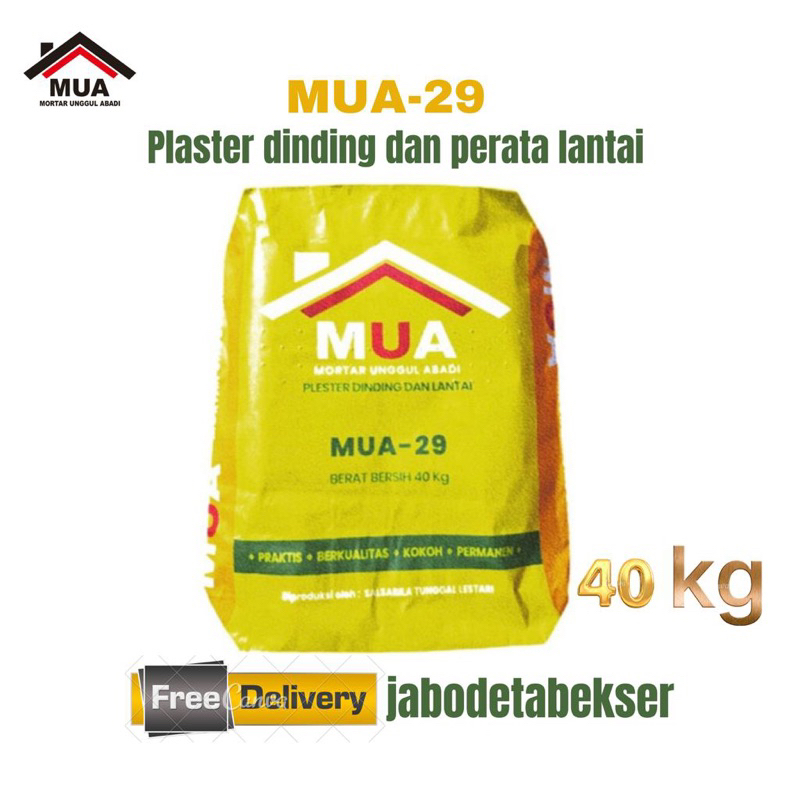 Jual MUA - 29 MORTAR PLASTERAN DINDING DAN PERATA LANTAI | Shopee Indonesia