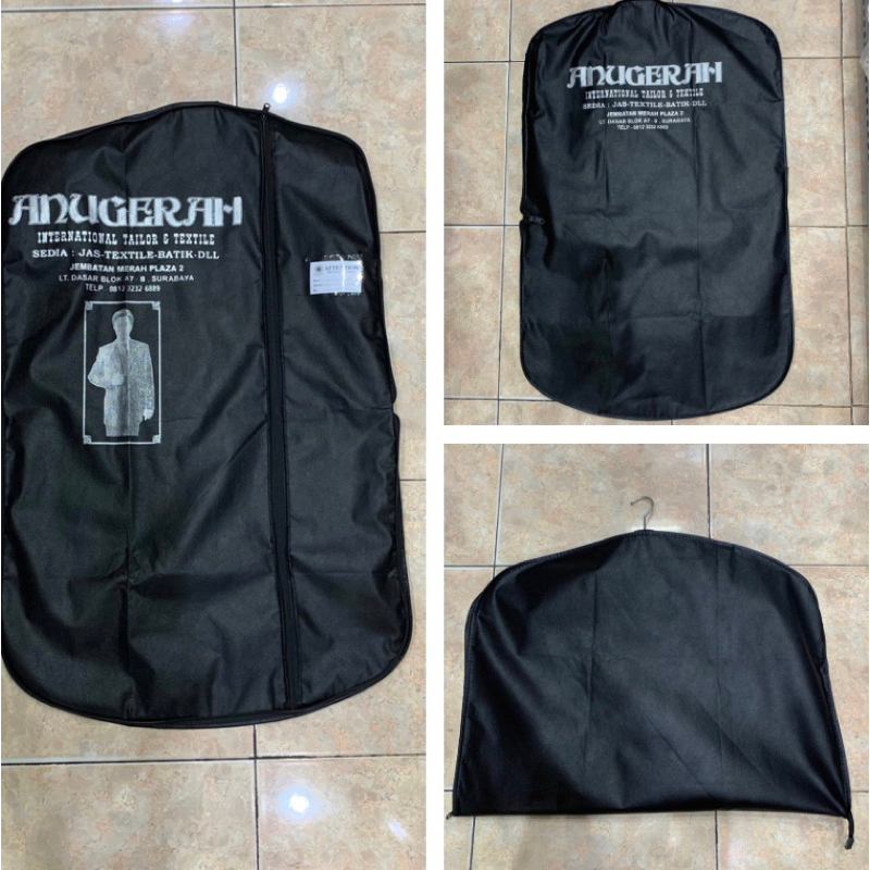 Jual Cover jas pria / sarung jas pria / suit cover / cover gantungan ...