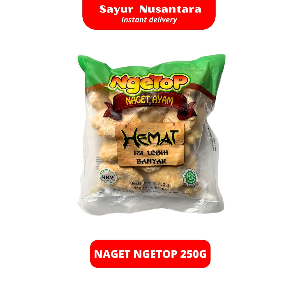 Jual Naget Ngetop 250g - Sayur Nusantara | Shopee Indonesia