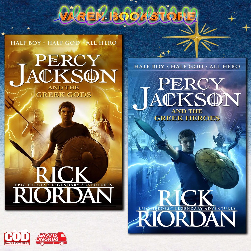 Jual Percy Jackson's Greek Gods - and the Greek Heroes by Rick Riordan ...