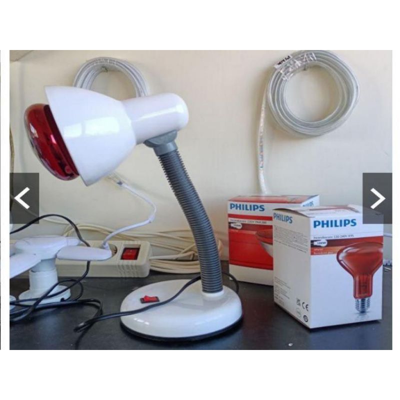 Jual Alat Fisioterapi Terapi Inframerah Infrared Philips Asli 100 Watt ...