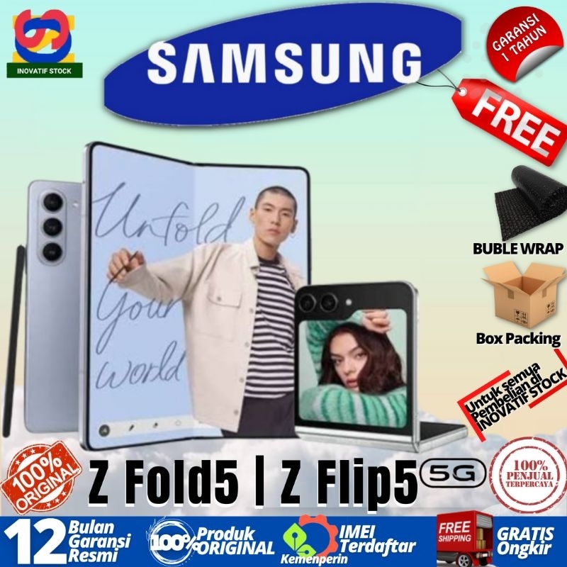 Jual HP BARU SAMSUNG Z FLIP 5 | Z FOLD 5 5G | ZFLIP 8/256GB 12/512GB ...