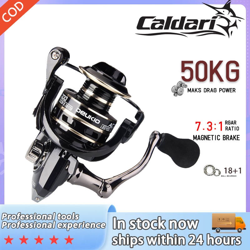 Jual Indonesia Spot reel pancing logam penuh reel spinning mesin ...