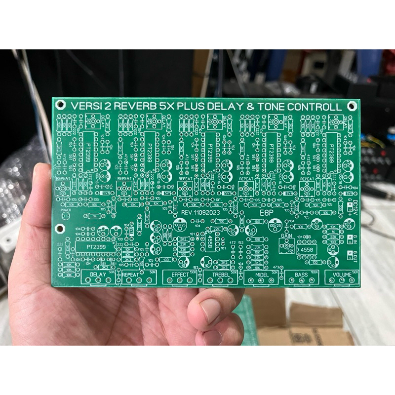 Jual PCB REVERB 5X PLUS DELAY DAN TONE CONTROL | Shopee Indonesia