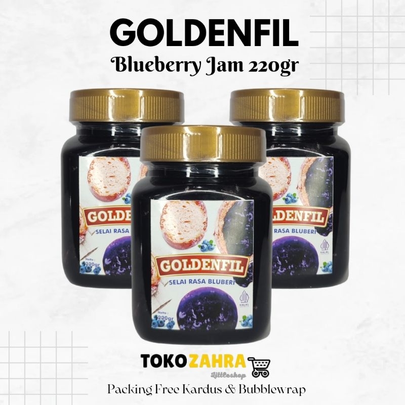 Jual Selai Goldenfil Blueberry Jam 220gr | Shopee Indonesia