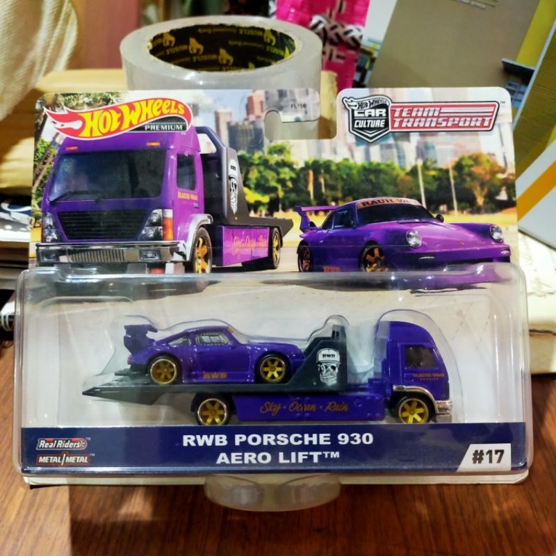 Jual diecast mobil Hotwheels RWB Porsche Team Transport | Shopee Indonesia